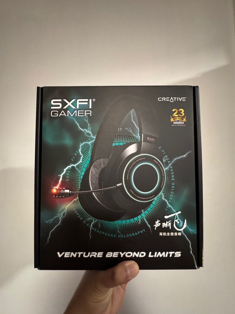 Creative SXFI Gamer USB-C Gaming Headset with Pro-Grade ANC ...