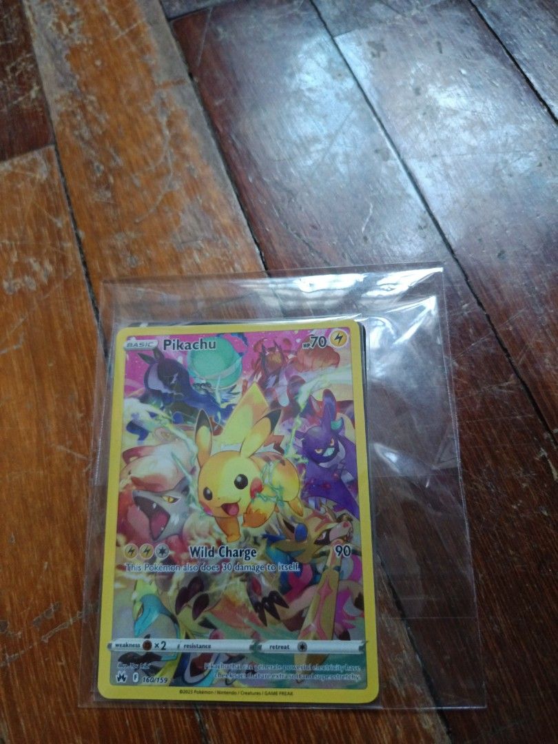 Crown zenith pikachu secret rare 160/159, Hobbies & Toys, Toys & Games ...
