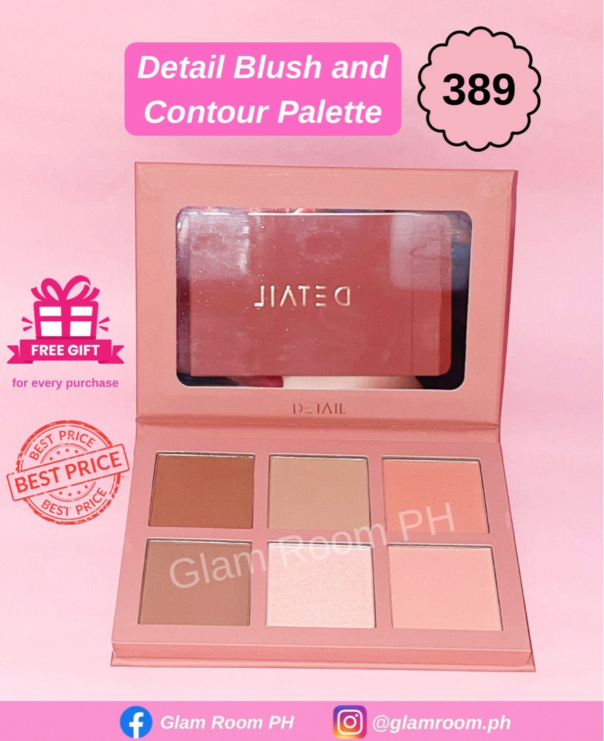 Detail Blush and Contour Palette, Beauty & Personal Care, Face, Makeup ...