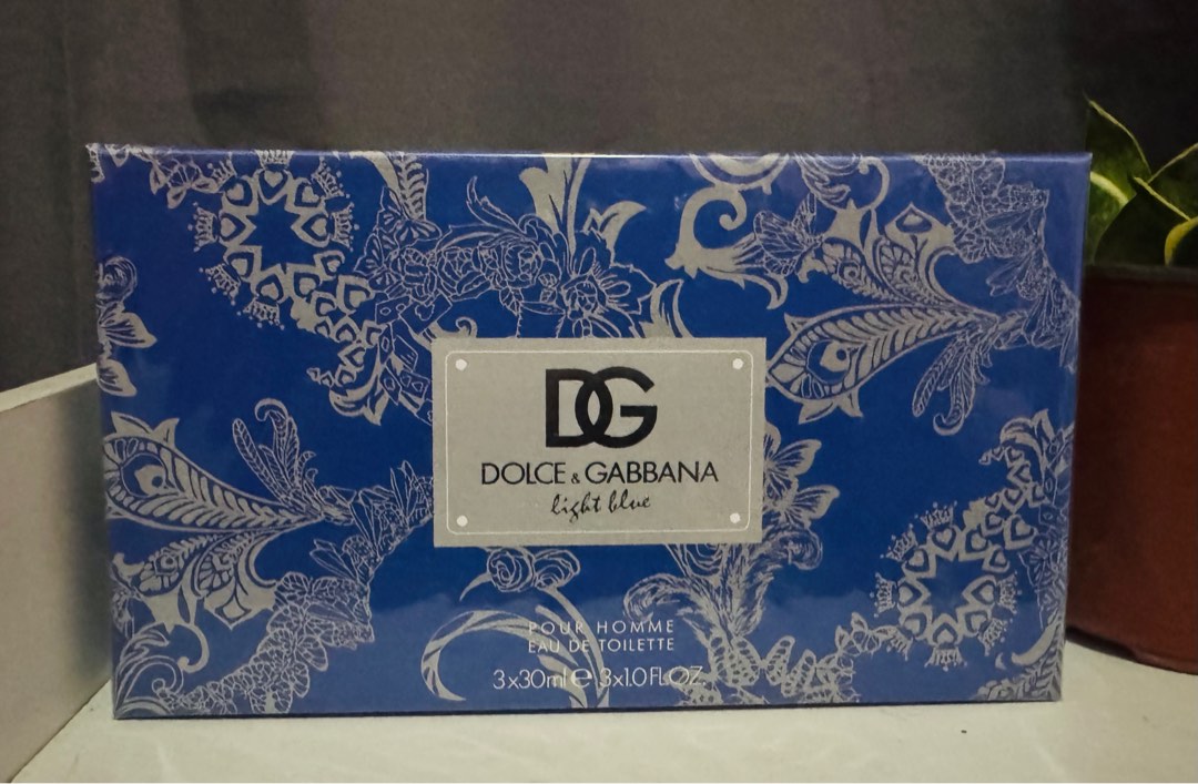 D&G Light Blue Set for Men, Beauty & Personal Care, Fragrance ...