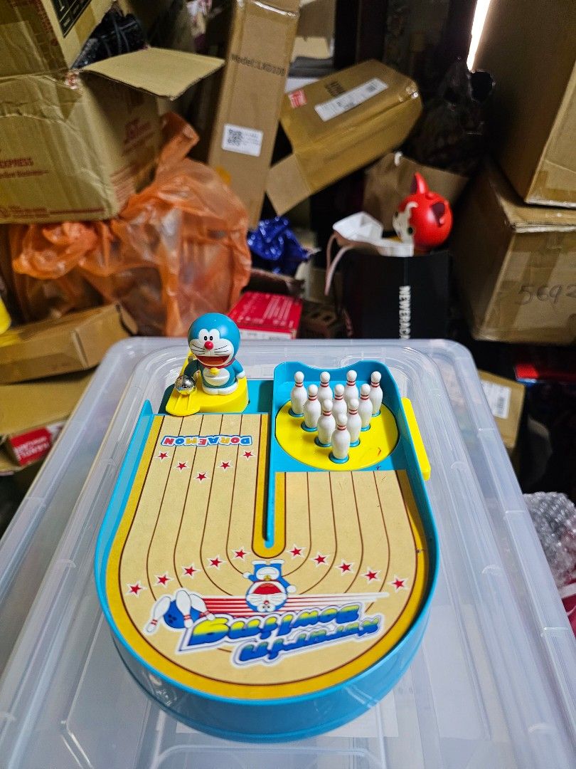Doraemon bowling toys, Hobbies & Toys, Toys & Games on Carousell