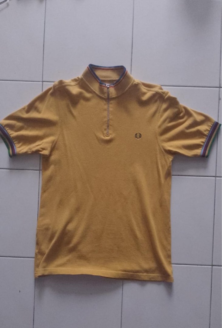 Fred Perry Halfzipper Original, Men's Fashion, Activewear on Carousell