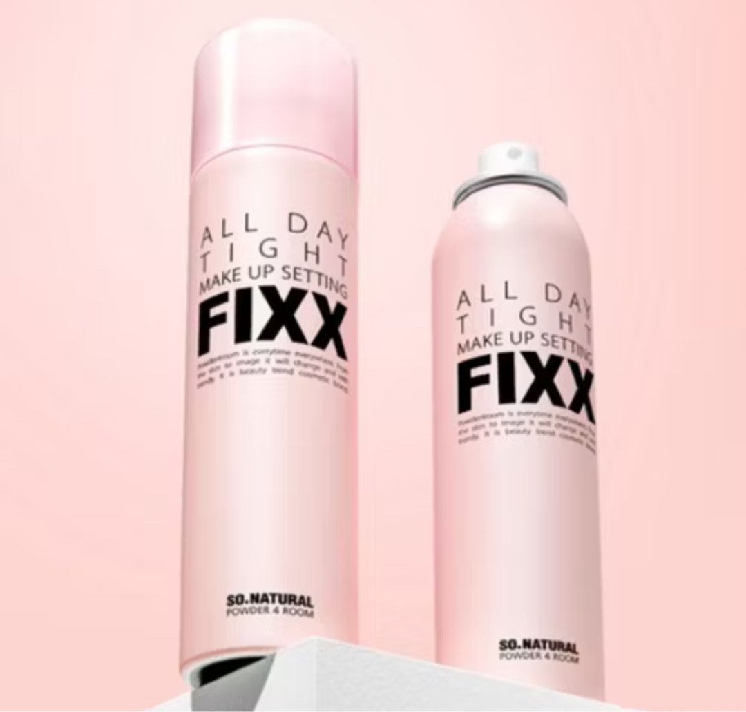 from korea SO' NATURAL ALL DAY TIGHT MAKE UP SETTING FIXER - Mist-type ...