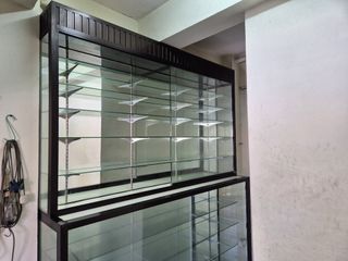 Chrome Display Rack with tempered glass, Furniture & Home Living ...