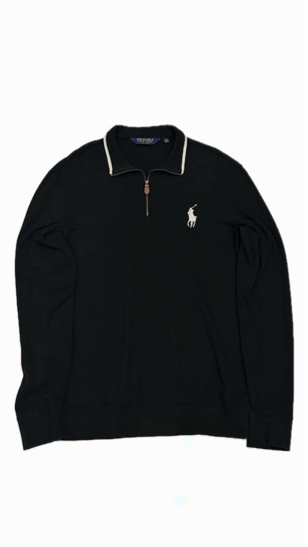 Halfzip Halfzipper Polo Ralph Lauren, Men's Fashion, Tops & Sets, Hoodies on Carousell