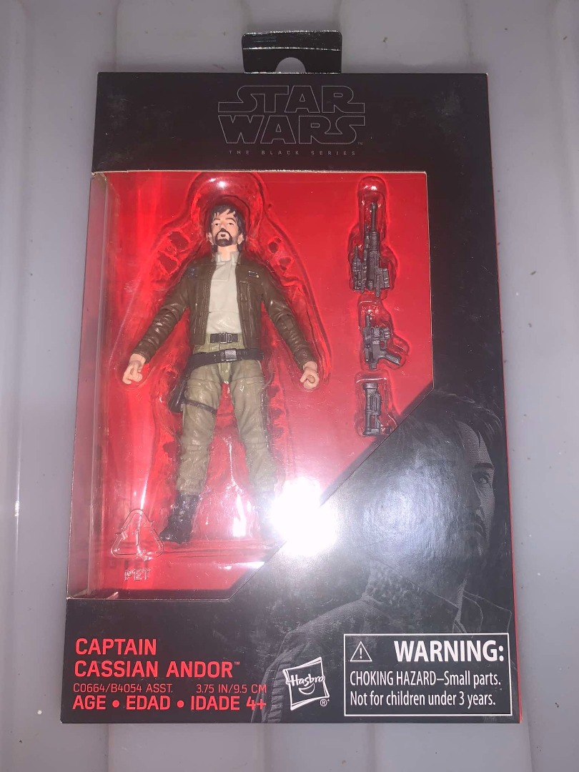 Hasbro Star Wars Black Series 3.75 Cassian Andor Walmart TVC style ...