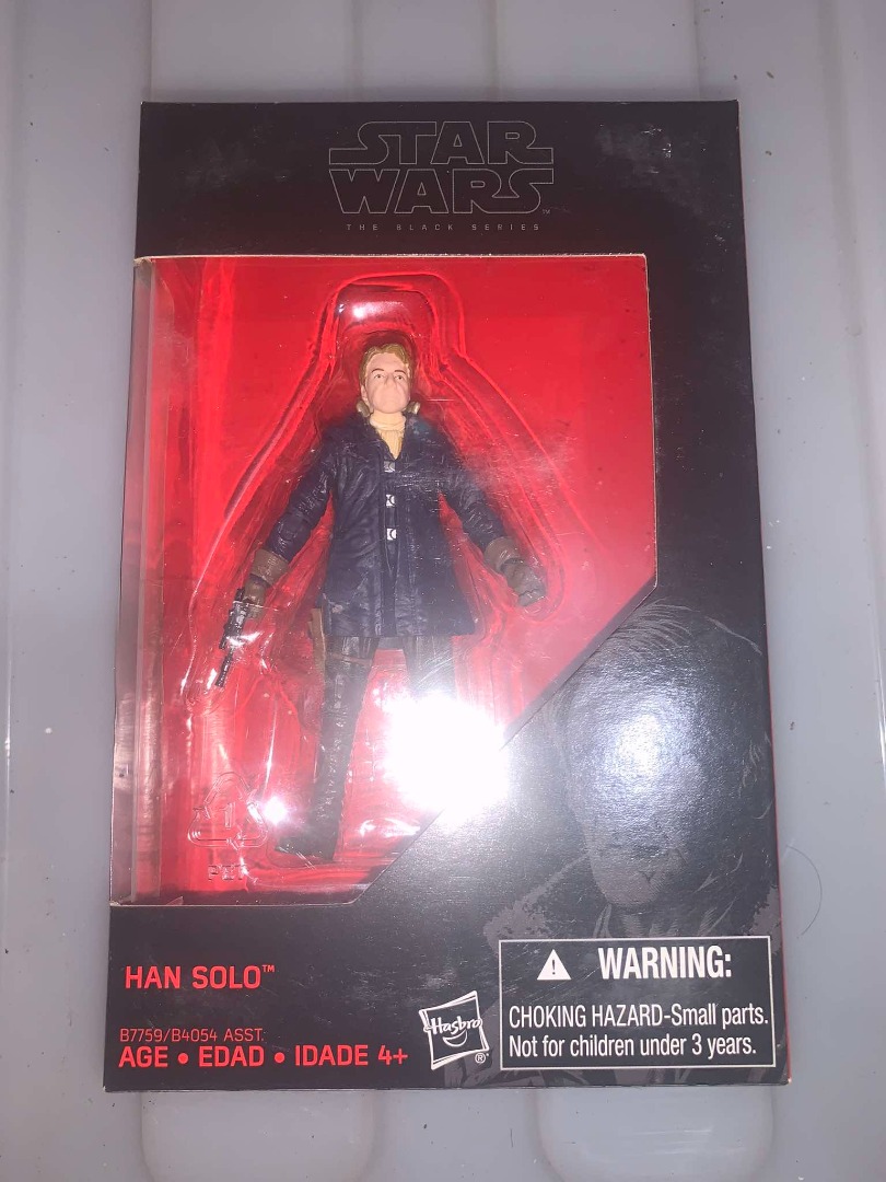 Hasbro Star Wars Black Series 3.75 Han Solo Episode 7 Walmart TVC style ...