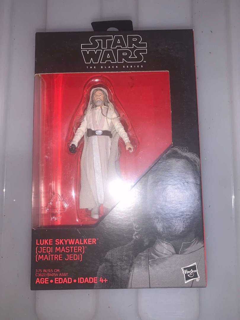 Hasbro Star Wars Black Series 3.75 Jedi Master Luke Skywalker Walmart ...