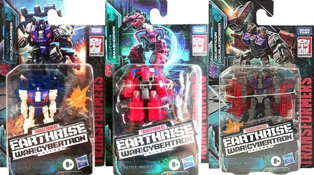 Hasbro Transformers Earthrise Battle Masters Soundbarrier, Smashdown ...