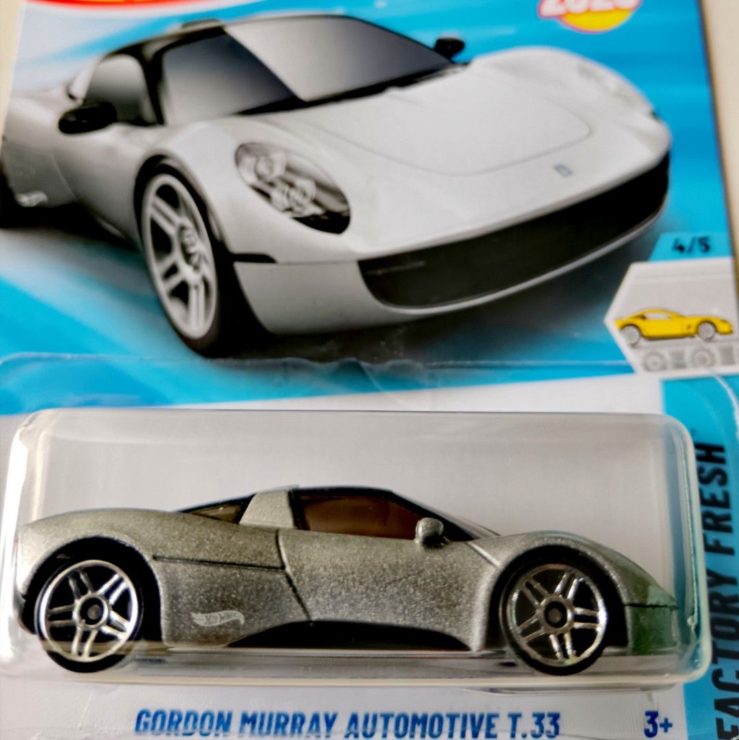 HOT WHEELS CASE E 2025 Gordon Murray Automotive T. 33 Silver, Hobbies ...