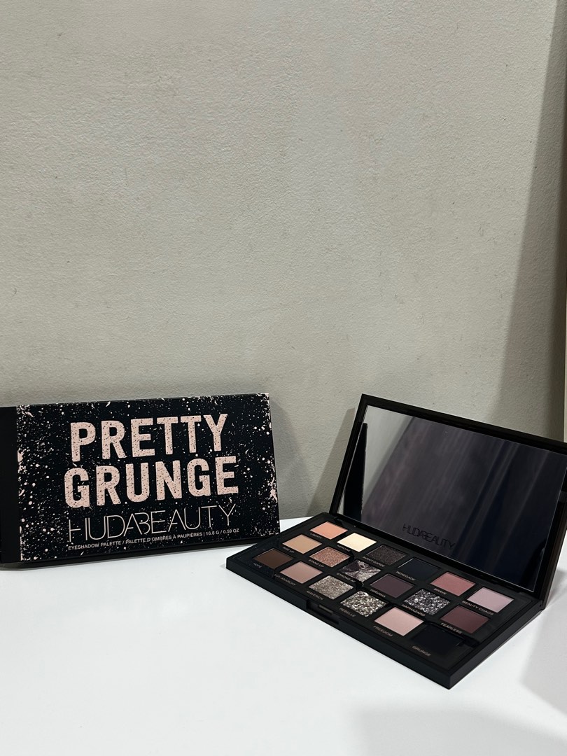 Huda Beauty Prerry Grunge Eyeshadow Palette, Beauty & Personal Care ...