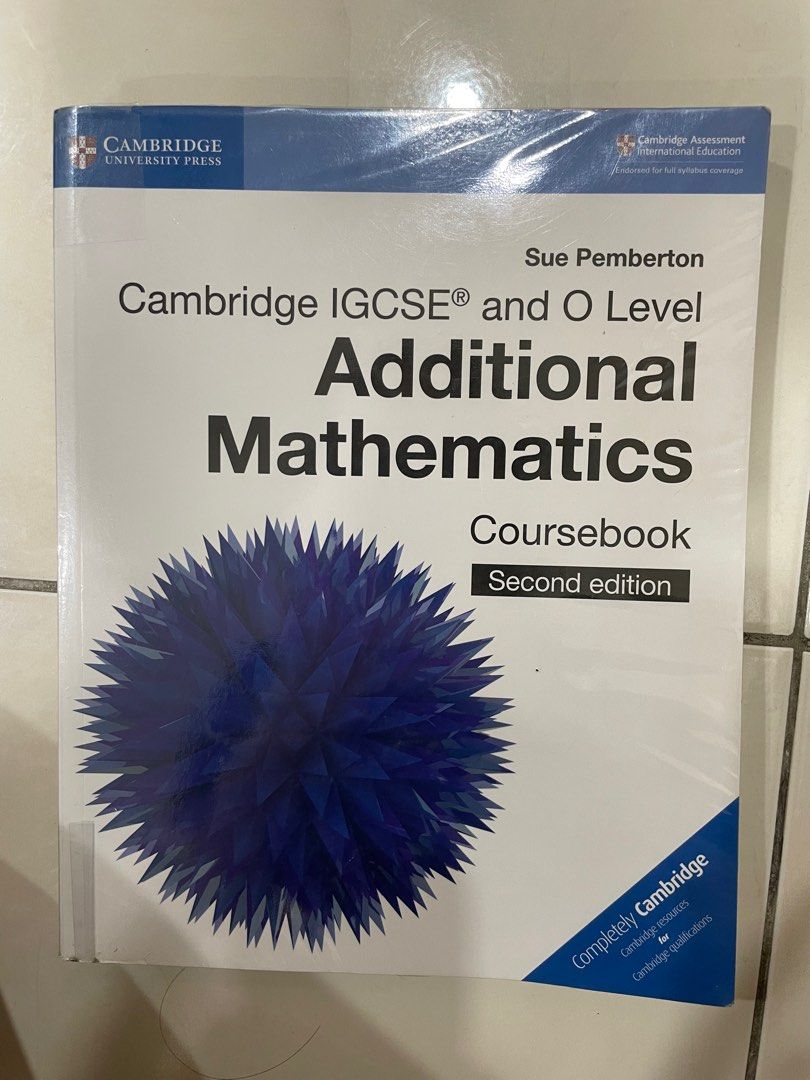 IGCSE additional mathematics course book, Hobbies & Toys, Books ...
