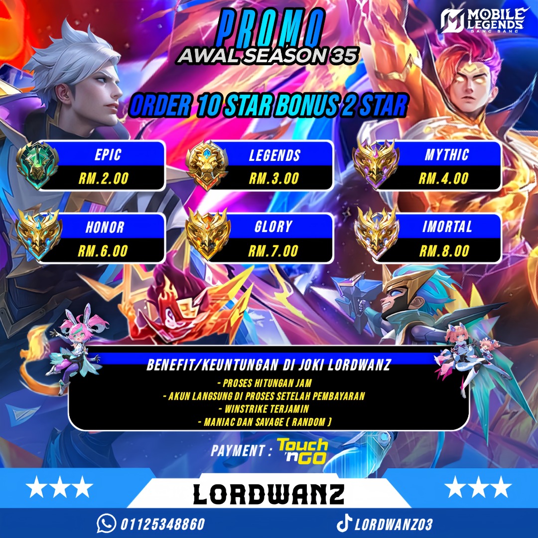 Joki Rank Mobile Legends, Video Gaming, Gaming Accessories, In-Game ...