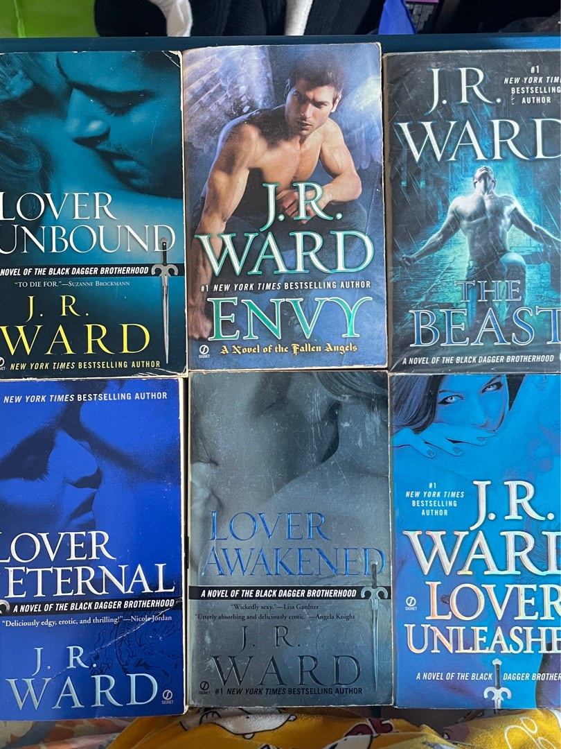 J.R WARD BOOKS, Hobbies & Toys, Books & Magazines, Fiction & Non ...