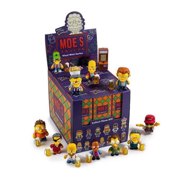Kidrobot The Simpsons Moe's Tavern Mini Series - Handsome Moe Figure ...