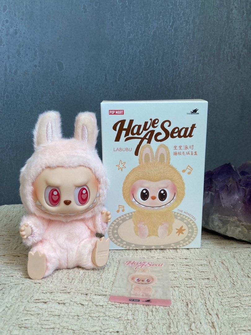 Labubu Have A Seat Dada, Hobbies & Toys, Toys & Games on Carousell
