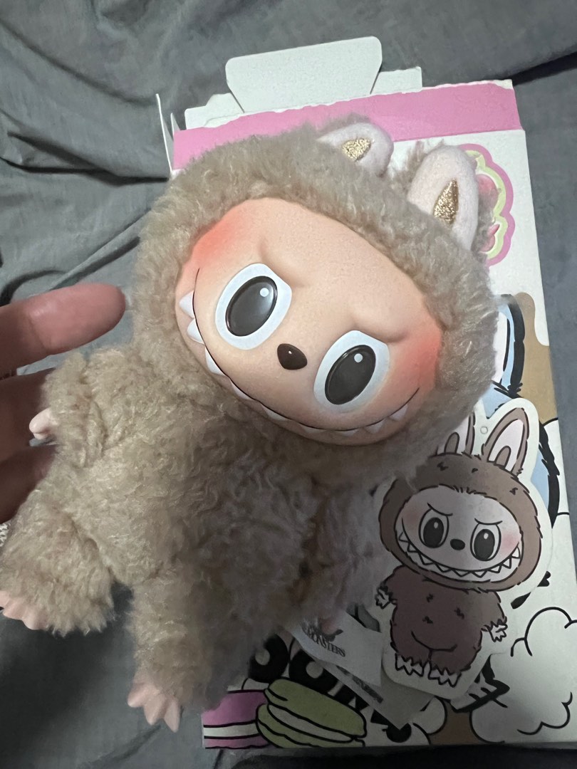 Labubu toffee exciting macaron the monsters Vinyl face, Hobbies & Toys ...