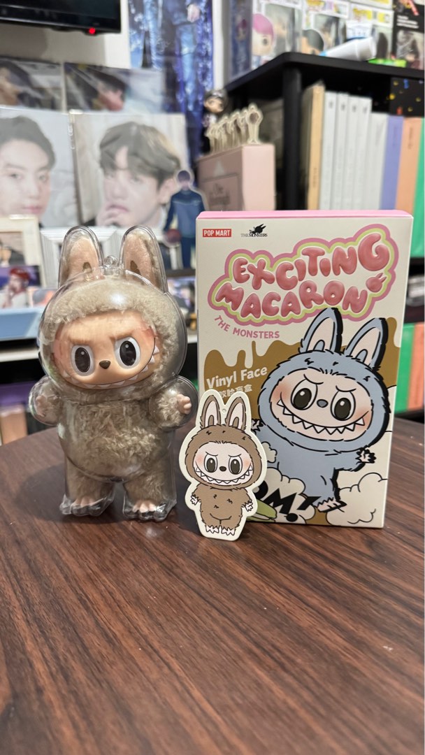 Labubu v1 standing macaron toffee unsealed, Hobbies & Toys, Toys ...