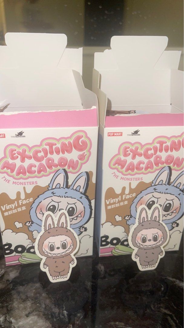 Labubu V1 Toffee and Macaron (Pop Mart Original), Hobbies & Toys, Toys ...