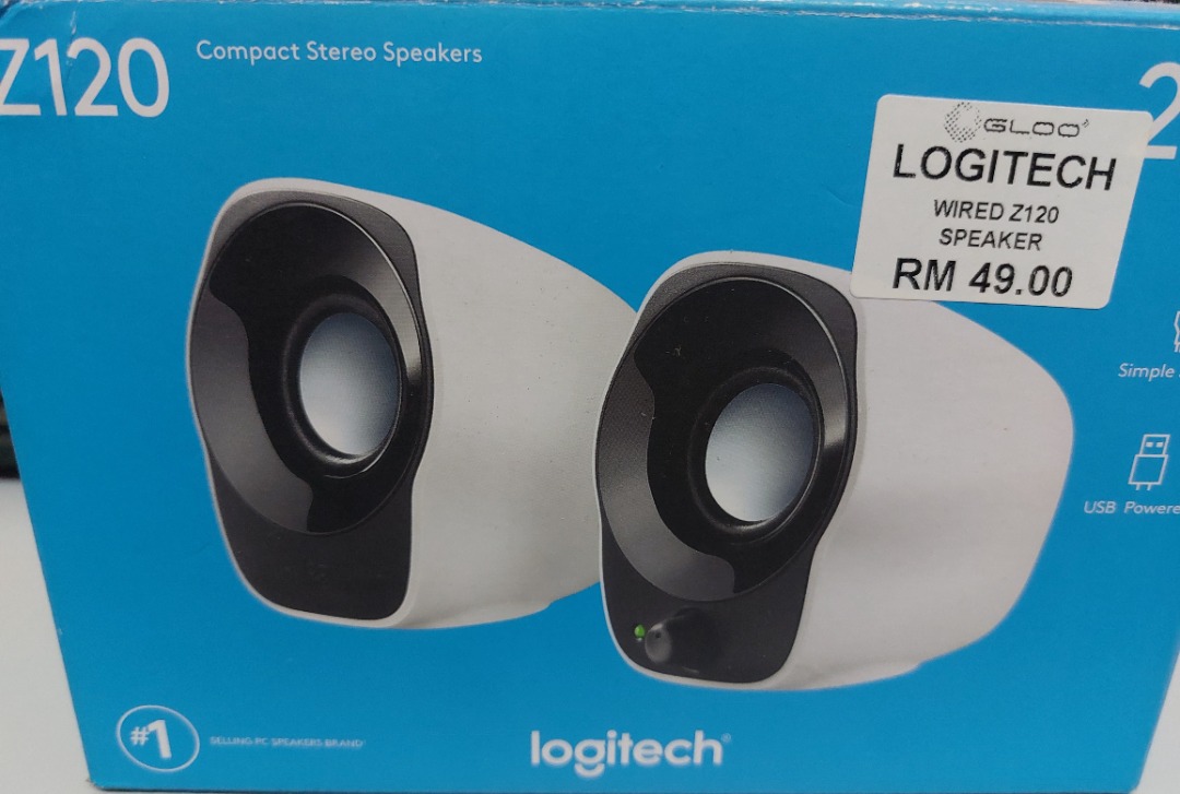 Logitech Z120 Compact Stereo USB Powered Speakers, Audio, Soundbars, Speakers & Amplifiers on ...