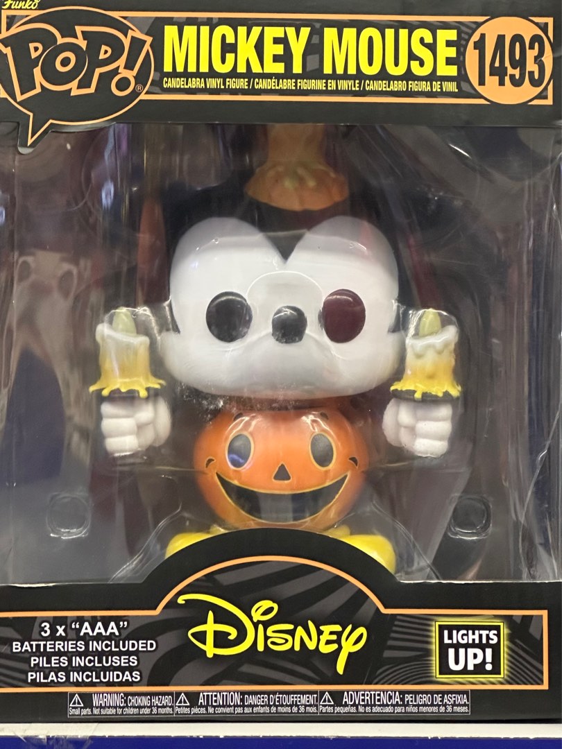 Mickey Mouse Lights Up Edition Funko Pop, Hobbies & Toys, Toys & Games ...