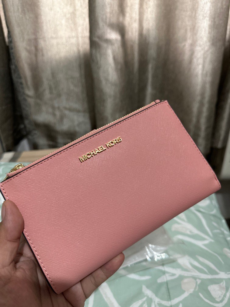 MK double zip, Luxury, Bags & Wallets on Carousell