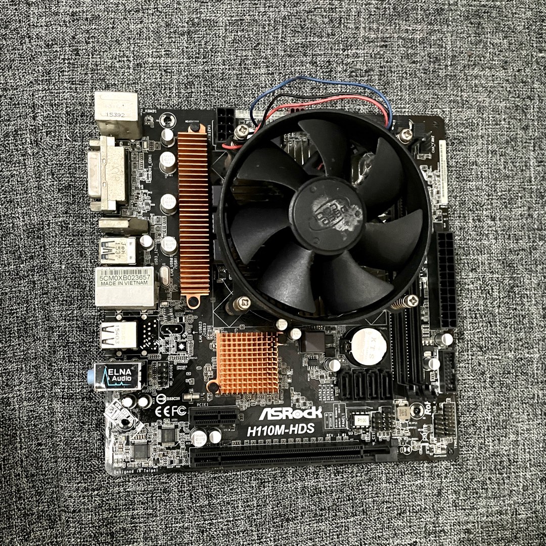 Motherboard & CPU Bundle: ASRock H110M-HDS with i5-7500, Computers ...