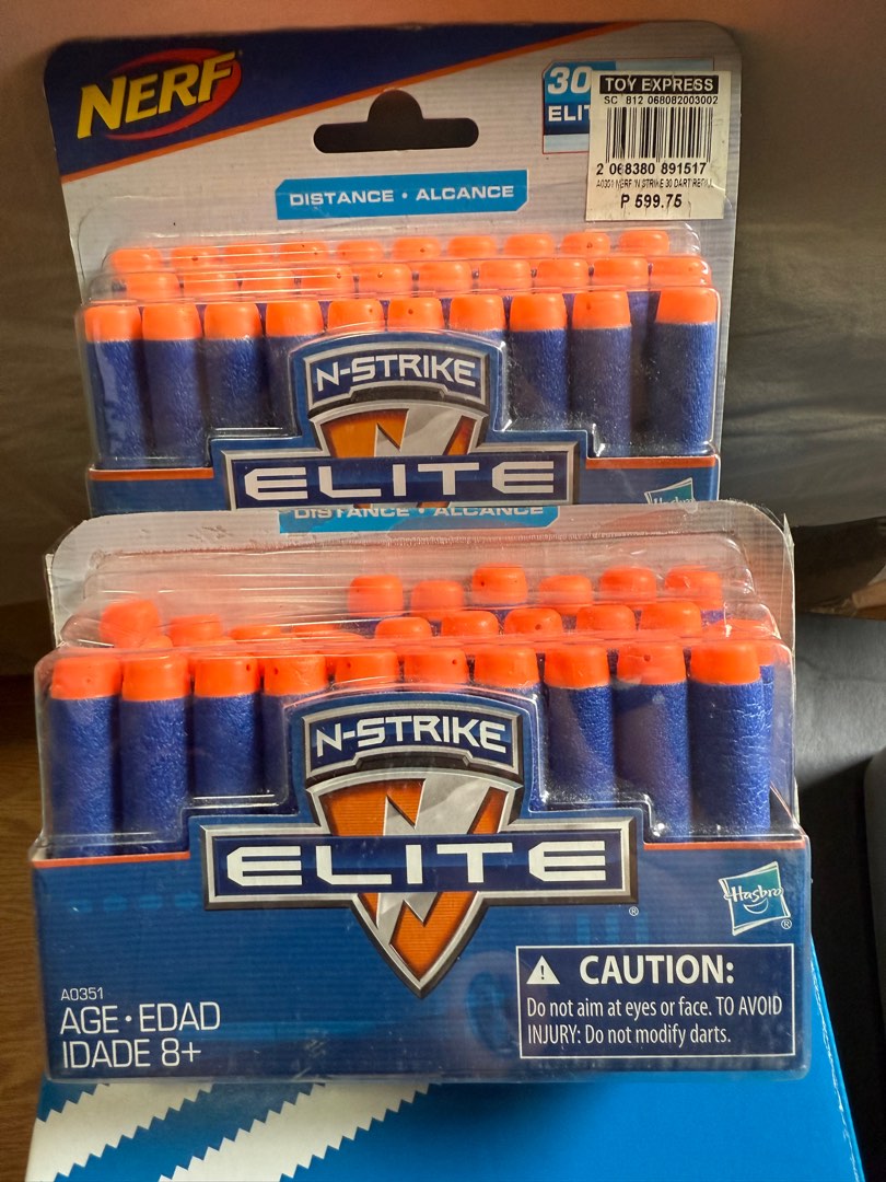 Nerf Elite bullets - set of 2 packs, Hobbies & Toys, Toys & Games on Carousell