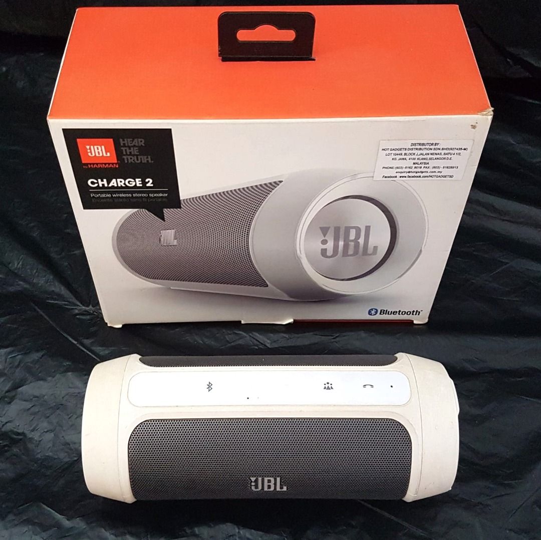 Original JBL by HARMON, CHARGE 2 Model, Portable Wireless Stereo ...