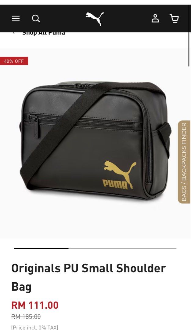 Original Puma Small Shoulder Bag, Men's Fashion, Bags, Sling Bags on ...