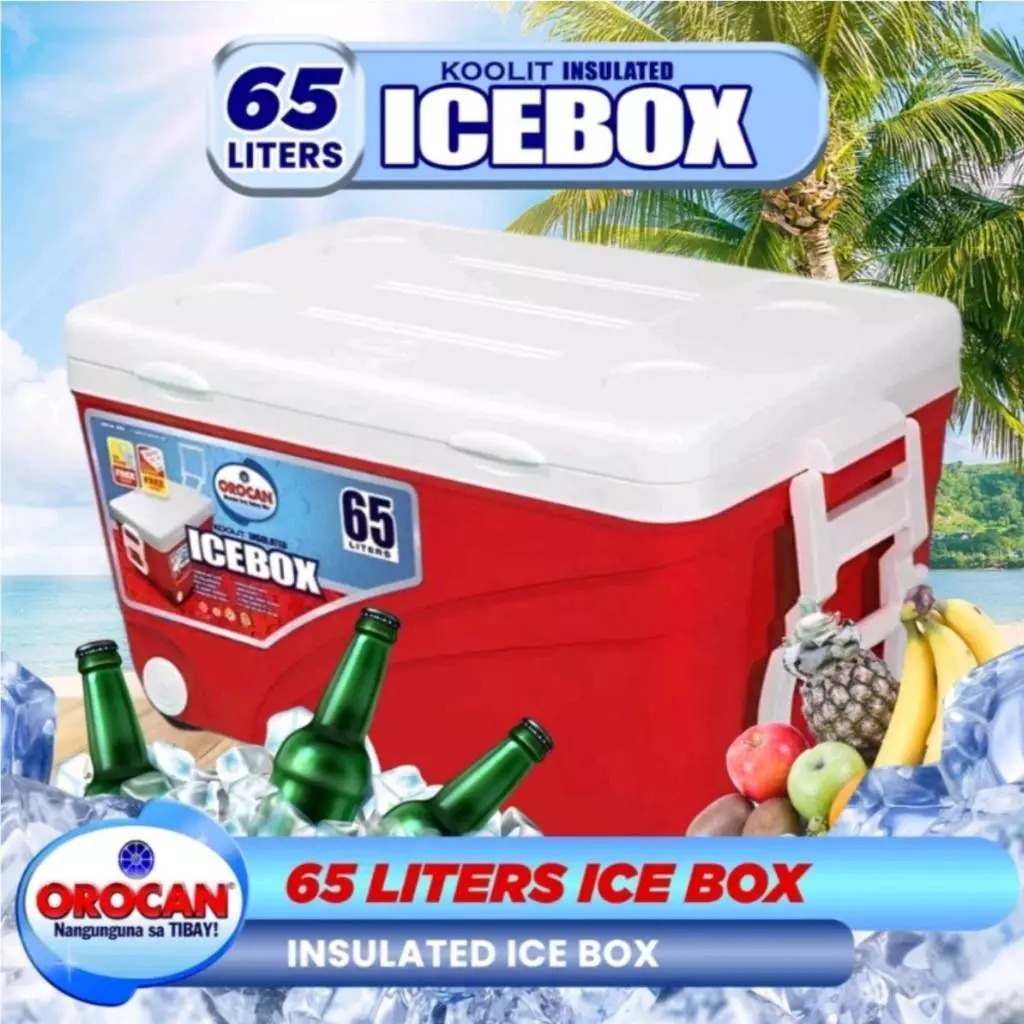 OROCAN BRAND COOLER BOX / ICE BOX CHEST INSULATED COOLER BOX 65-LITERS ...