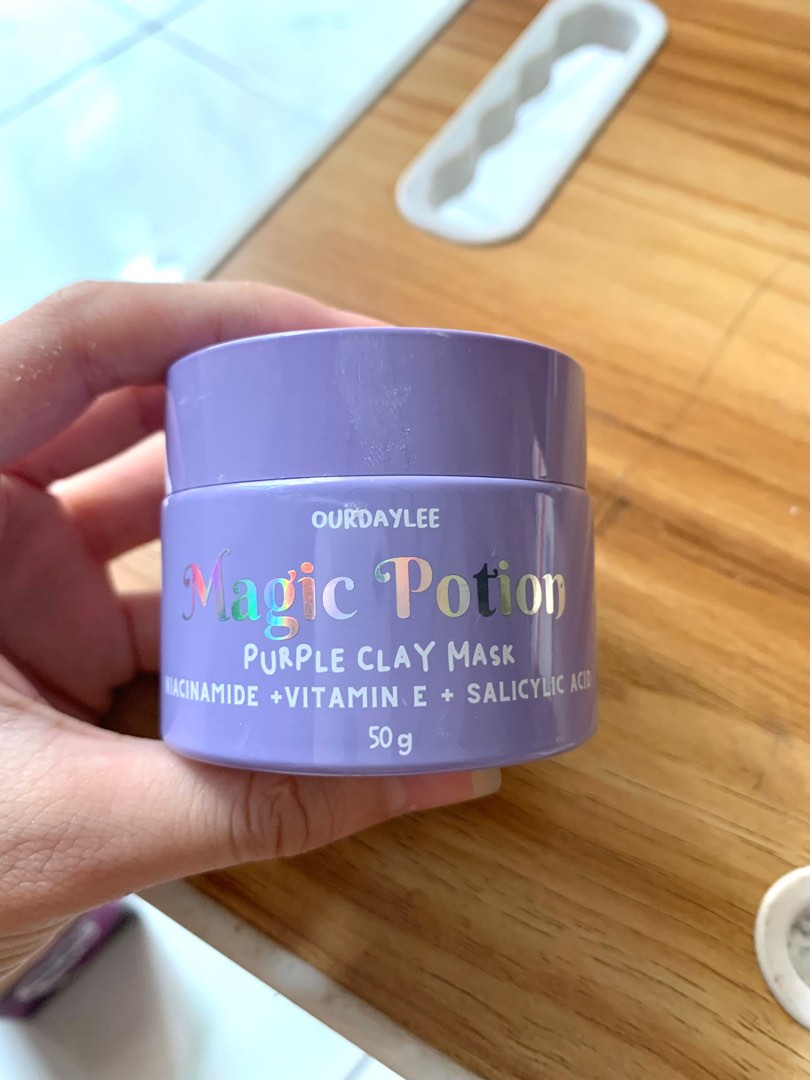 OURDAYLEE - The Mighty Lilac Magic Potion Clay Mask, Kesehatan ...