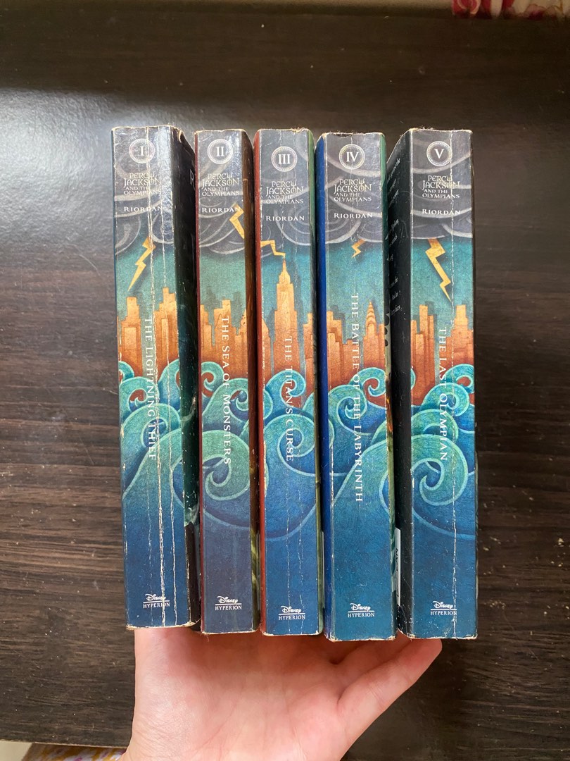 percy jackson book set, Hobbies & Toys, Books & Magazines, Fiction ...