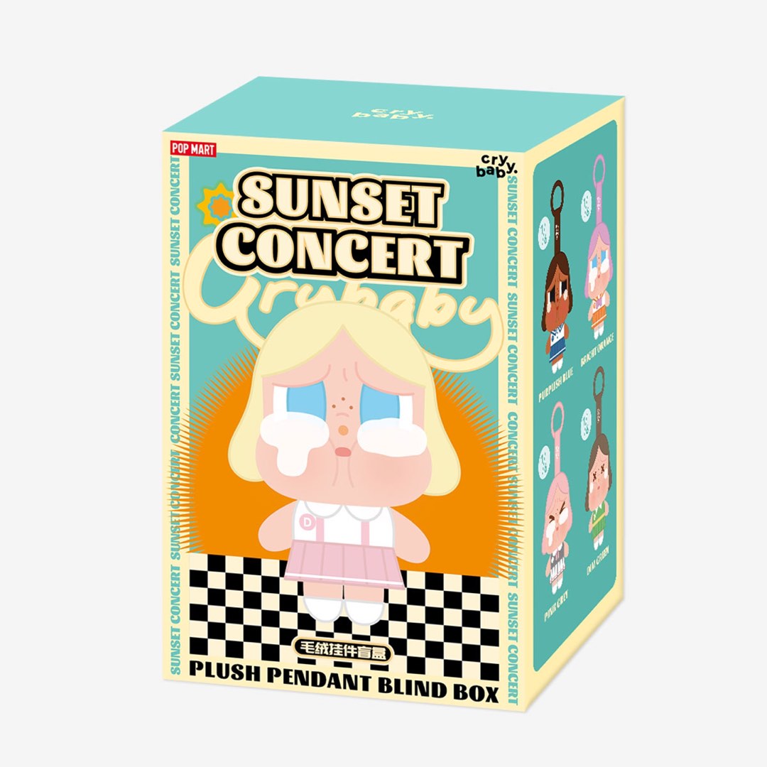 Pop Mart Crybaby Sunset Concert Purplish Blue Popmart, Hobbies & Toys ...