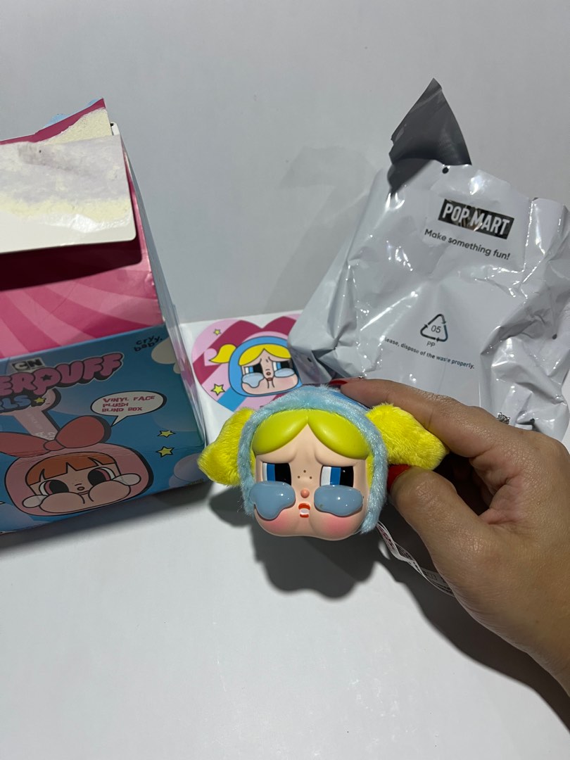 Popmart bubbles Crybaby x powerpuff girls, Toys & Collectibles, Mainan ...