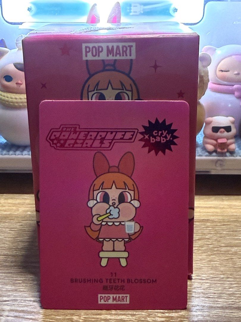 Popmart Crybaby PPG / Brushing teeth blossom/ Bunny Bubbles, Hobbies ...
