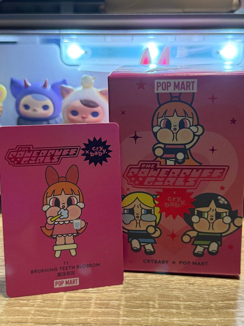 Popmart Crybaby PPG / Brushing teeth blossom/ Bunny Bubbles, Hobbies ...