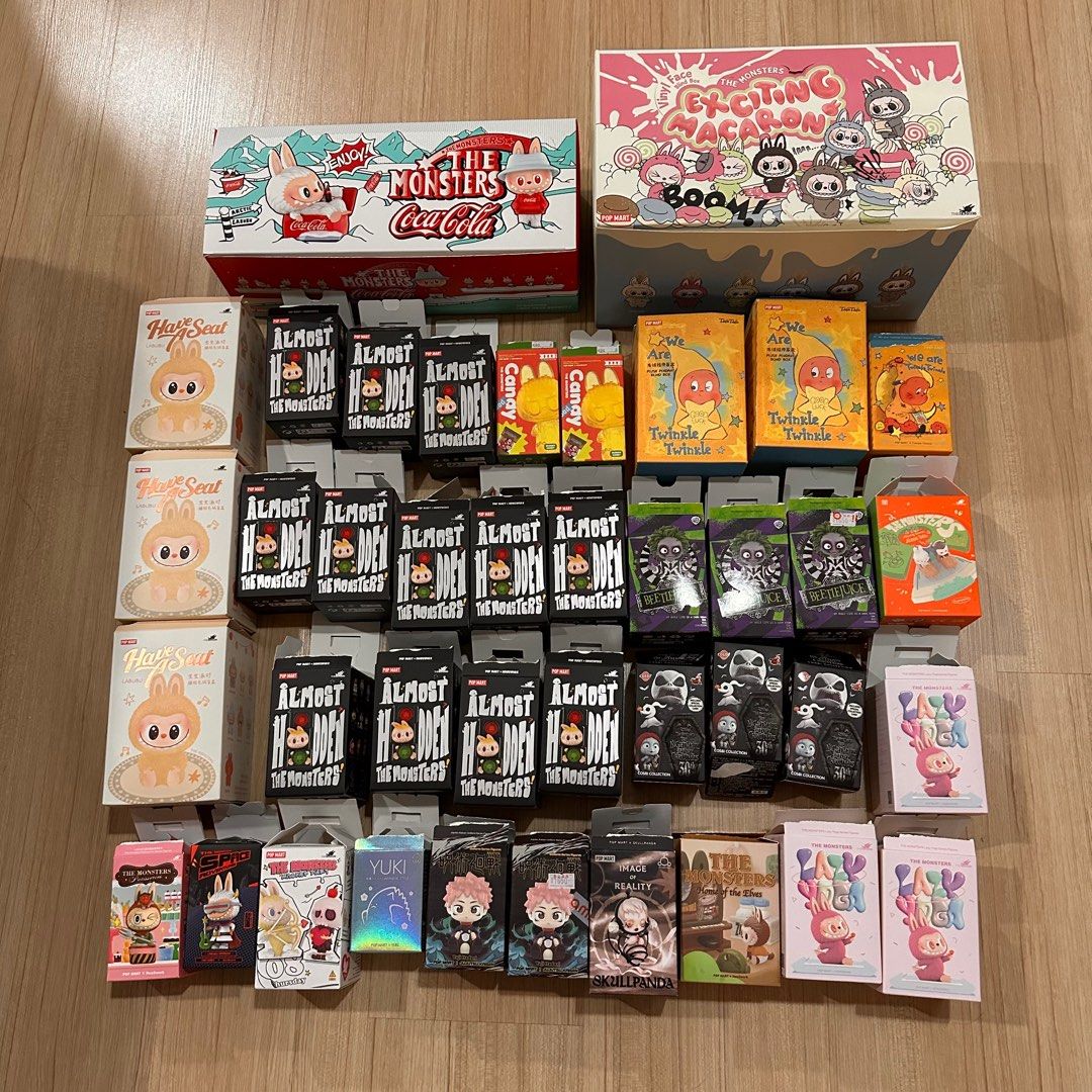 Popmart Various Empty Boxes, Hobbies & Toys, Toys & Games on Carousell