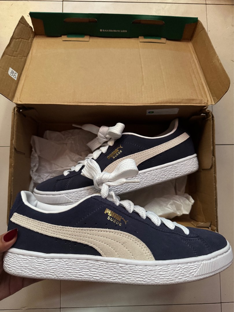 Puma Suede Classic (Blue), Men's Fashion, Footwear, Sneakers on Carousell