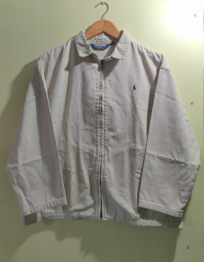 RL HARRINGTON JACKET DENIM, Men's Fashion, Coats, Jackets and Outerwear ...