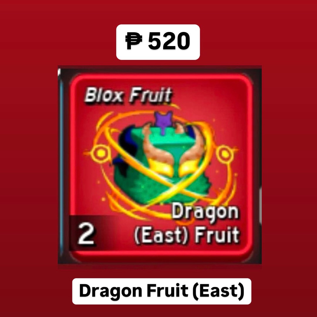 ROBLOX BLOXFRUIT BLOXFRUITS BLOX KITSUNE FRUIT FRUITS DRAGON EAST DRAG ...