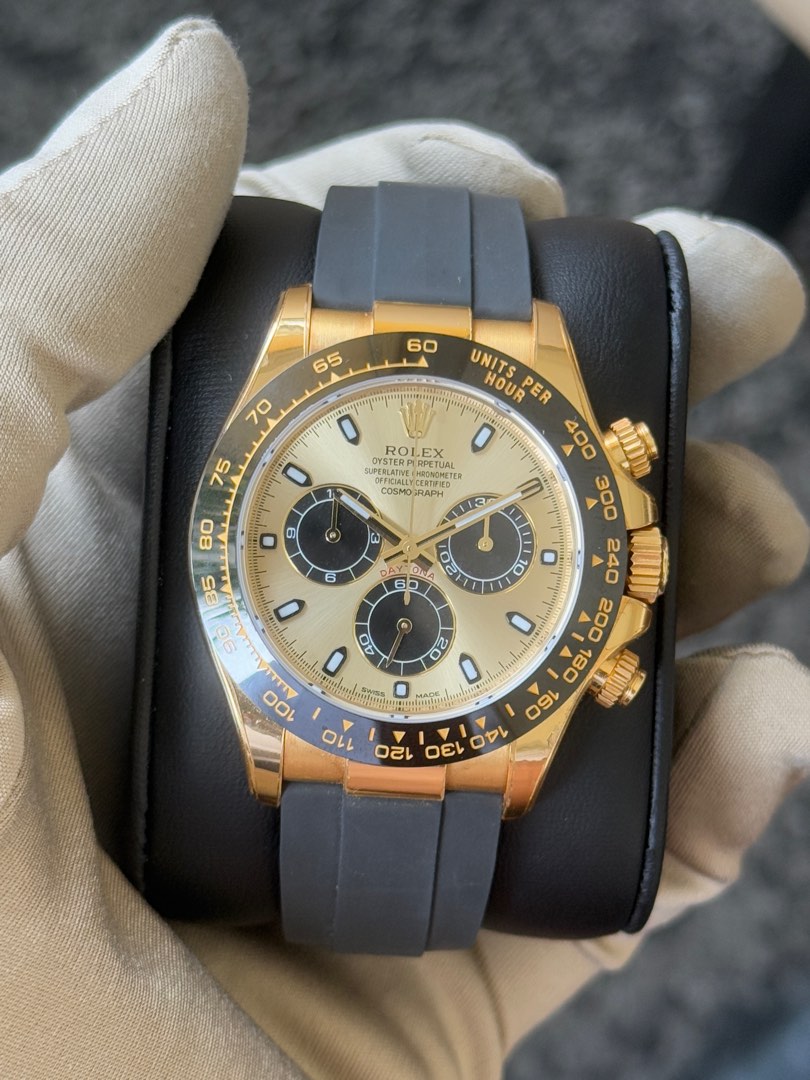 Rolex Daytona Chronograph Pikachu Oysterflex, Luxury, Watches on Carousell