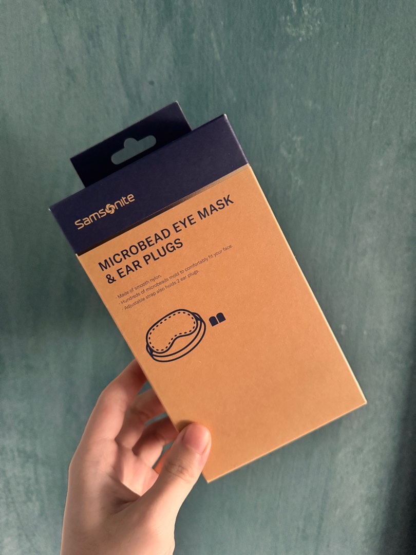 Samsonite Microbead Eye Mask & Ear Plugs, Hobbies & Toys, Travel ...