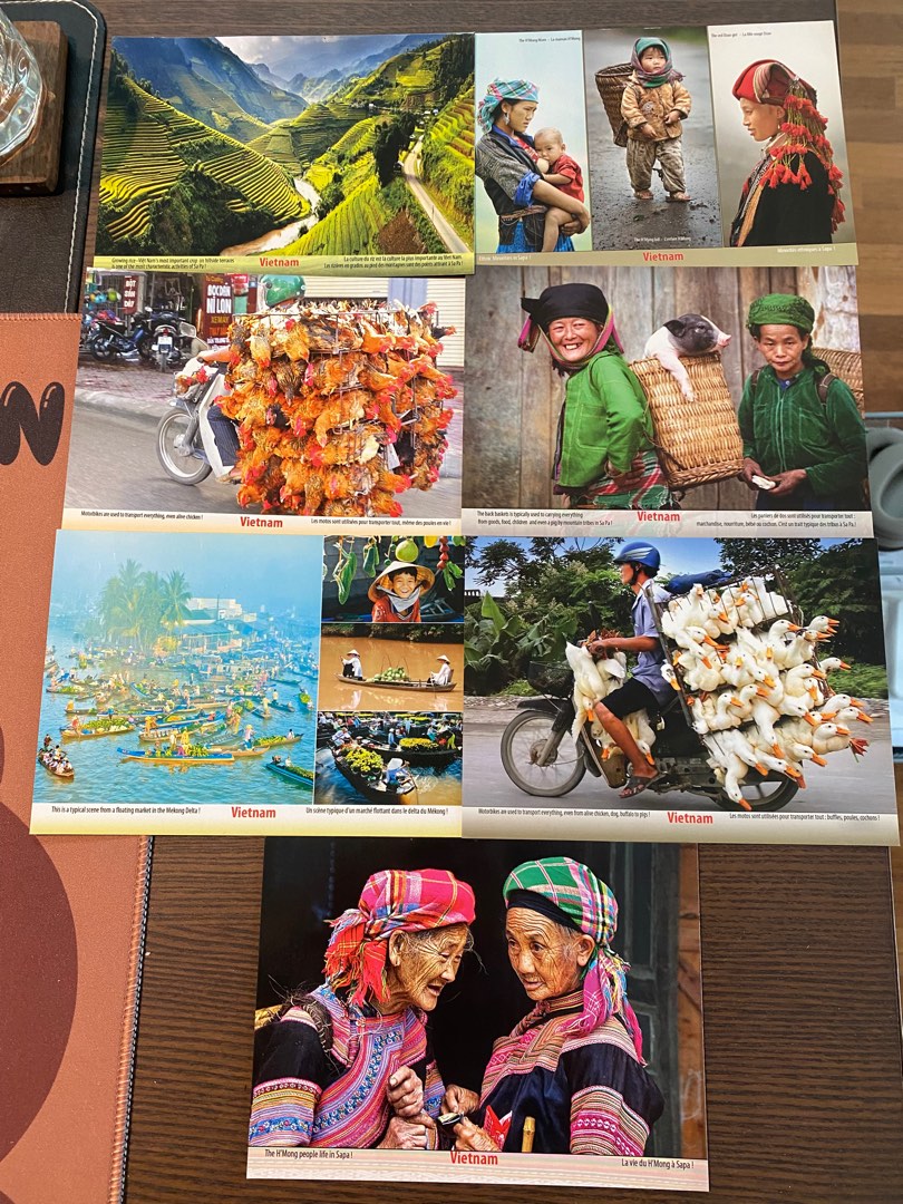 Set of 7 beautiful postcards from Vietnam, Hobbies & Toys, Collectibles ...