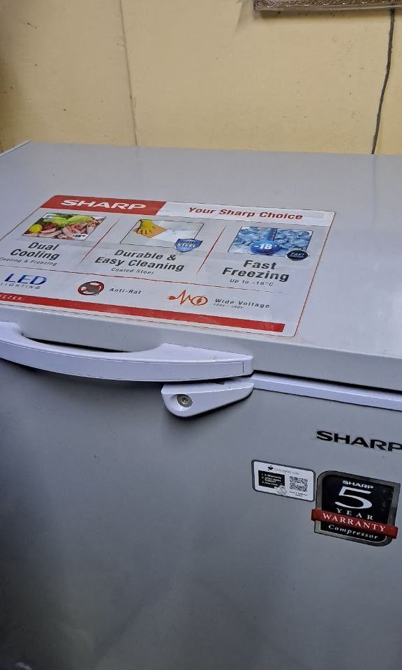 SHARP chest FREEZER, Furniture & Home Living, Bathroom & Kitchen ...