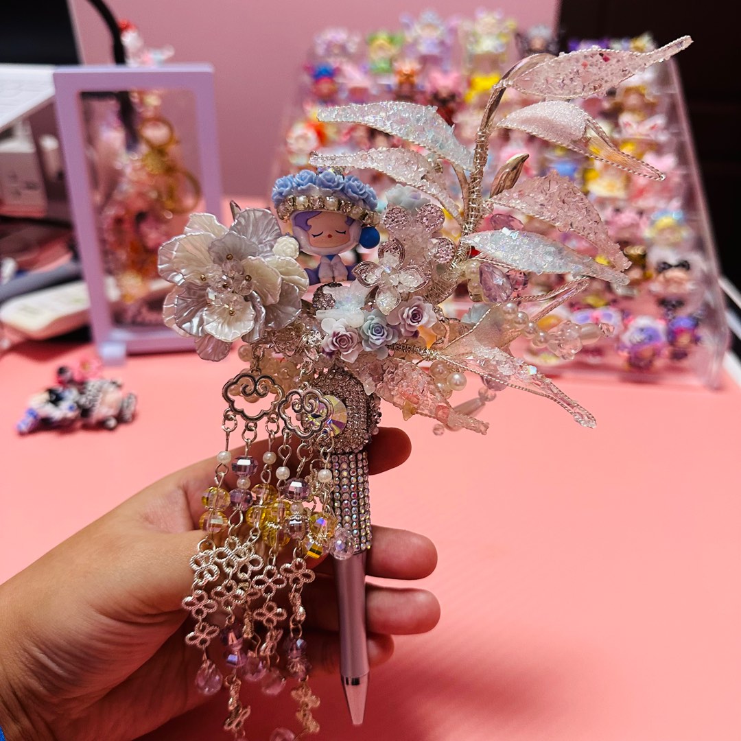 Skullpanda beaded pen, Hobbies & Toys, Toys & Games on Carousell