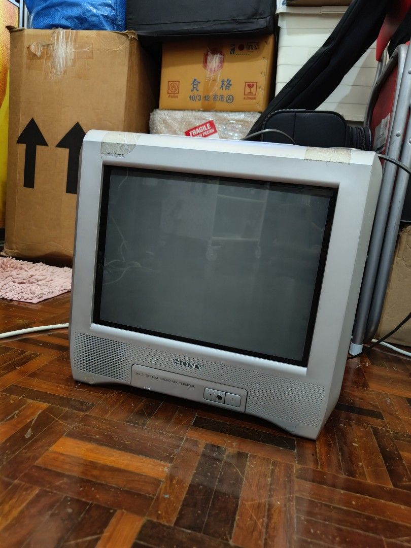 Sony CRT Tv Trinitron Color Kv-Bm142M40 Box Tv 14 Inch 14 Inci 14 ...