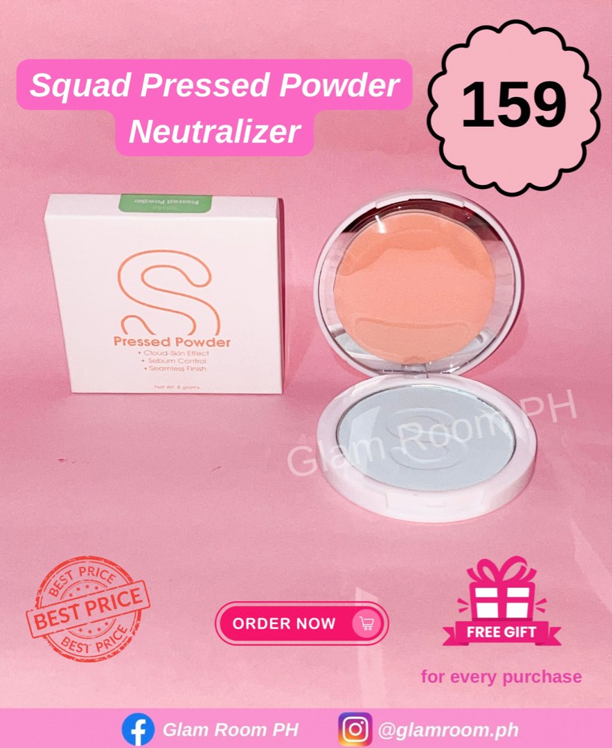 Squad Pressed Powder Neutralizer, Beauty & Personal Care, Face, Makeup ...