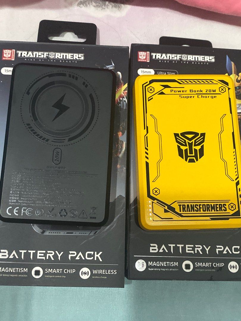 TRANSFORMERS TF-D02 POWERBANK MAGNETIC WIRELESS 10000MAH 20W PD FAST ...