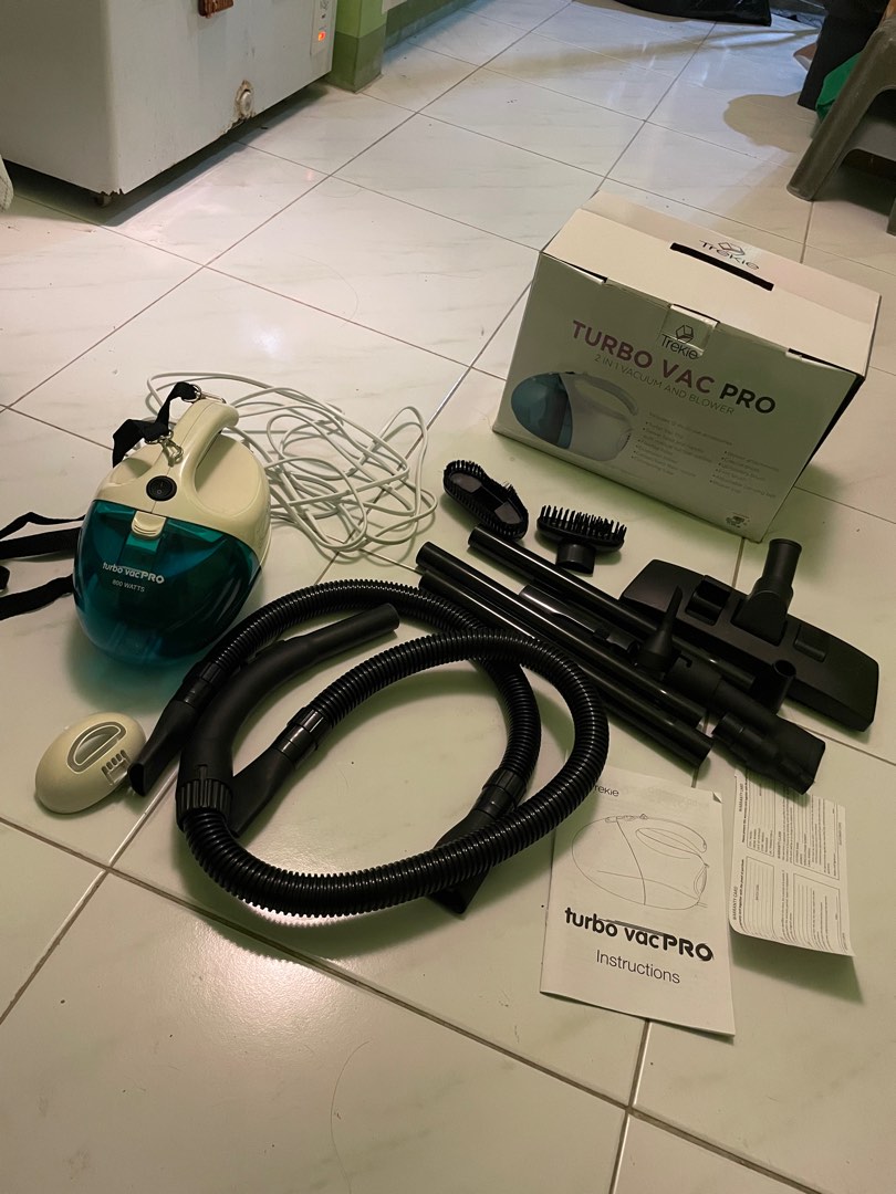 Trekie turbo vac pro 2 in 1 vacuum and blower, Furniture & Home Living ...